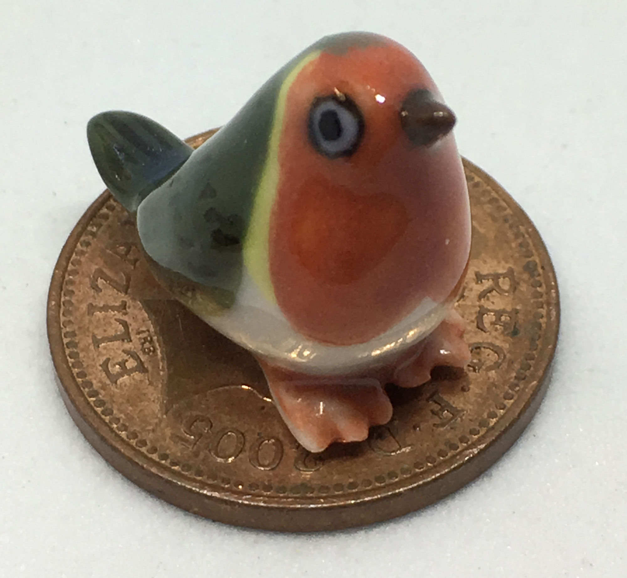 Dolls House Miniature Ceramic Birds