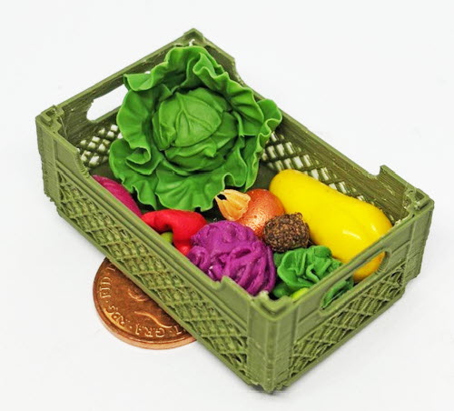 Hand Made Dolls House Miniature Vegetables
