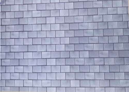 Tumdee Dolls House Miniature Roofing Wallpaper