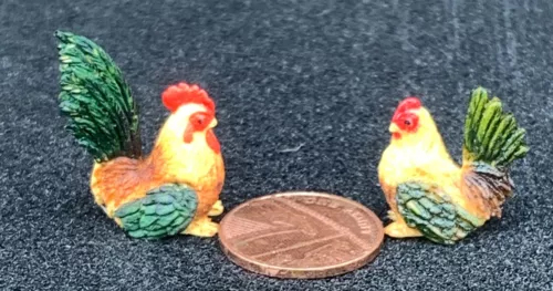 Polymer Clay Chickens