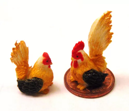 Polymer Clay Chickens