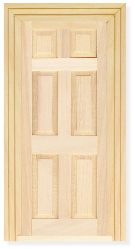 Tumdee Dolls House Miniature Wooden Doors
