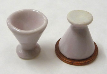 Dolls House Miniature Pink Ceramics
