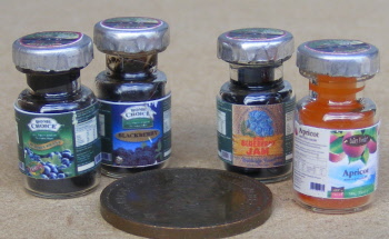 Tumdee Dolls House Miniature Jam In Jars