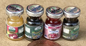 Tumdee Dolls House Miniature Jam In Jars