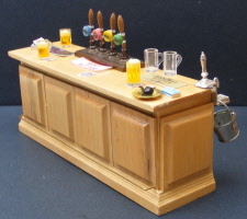 tumdee dolls house miniature pub-bar furniture