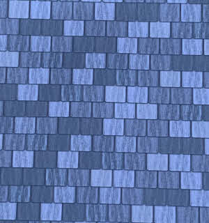 Tumdee Dolls House Miniature Roofing Wallpaper