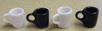 Dolls House Miniature Assorted Mugs
