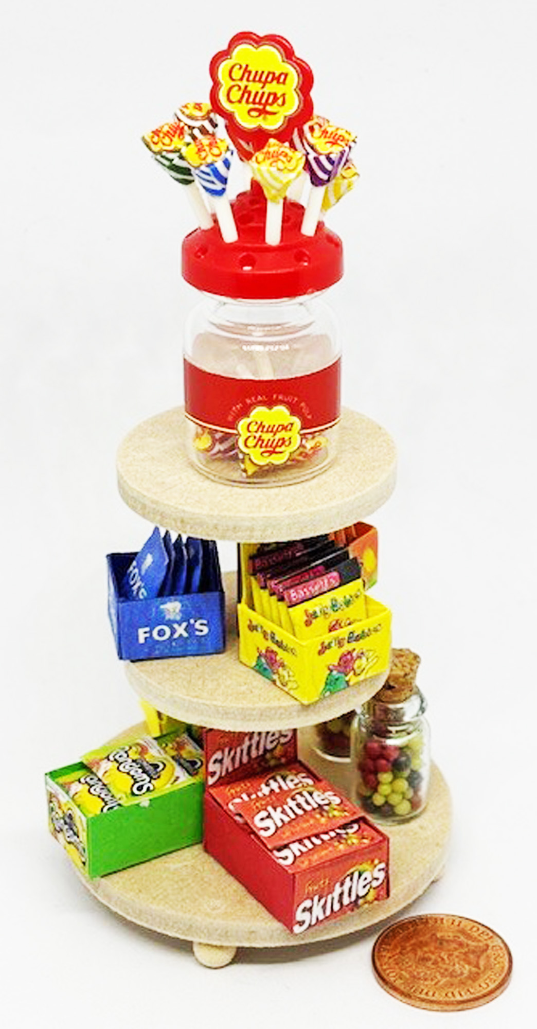 Dolls House Miniature Display Counters