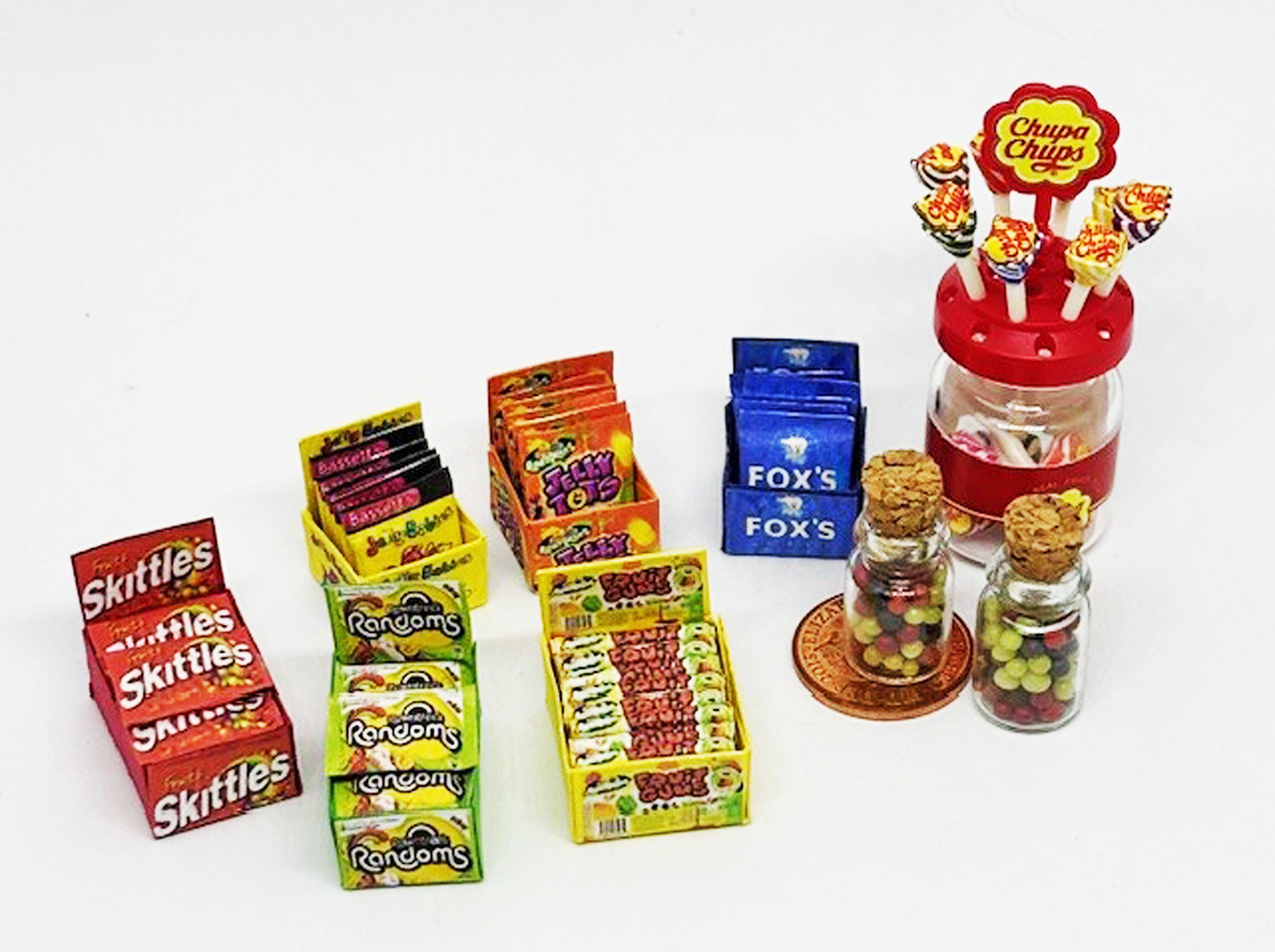 Dolls House Miniature Display Counters